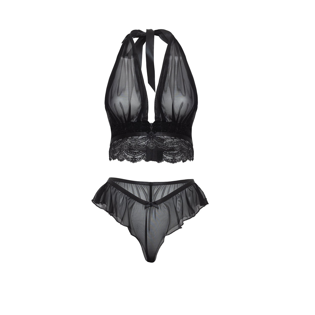 Maylah Sheer Bra Set – HauteFlair
